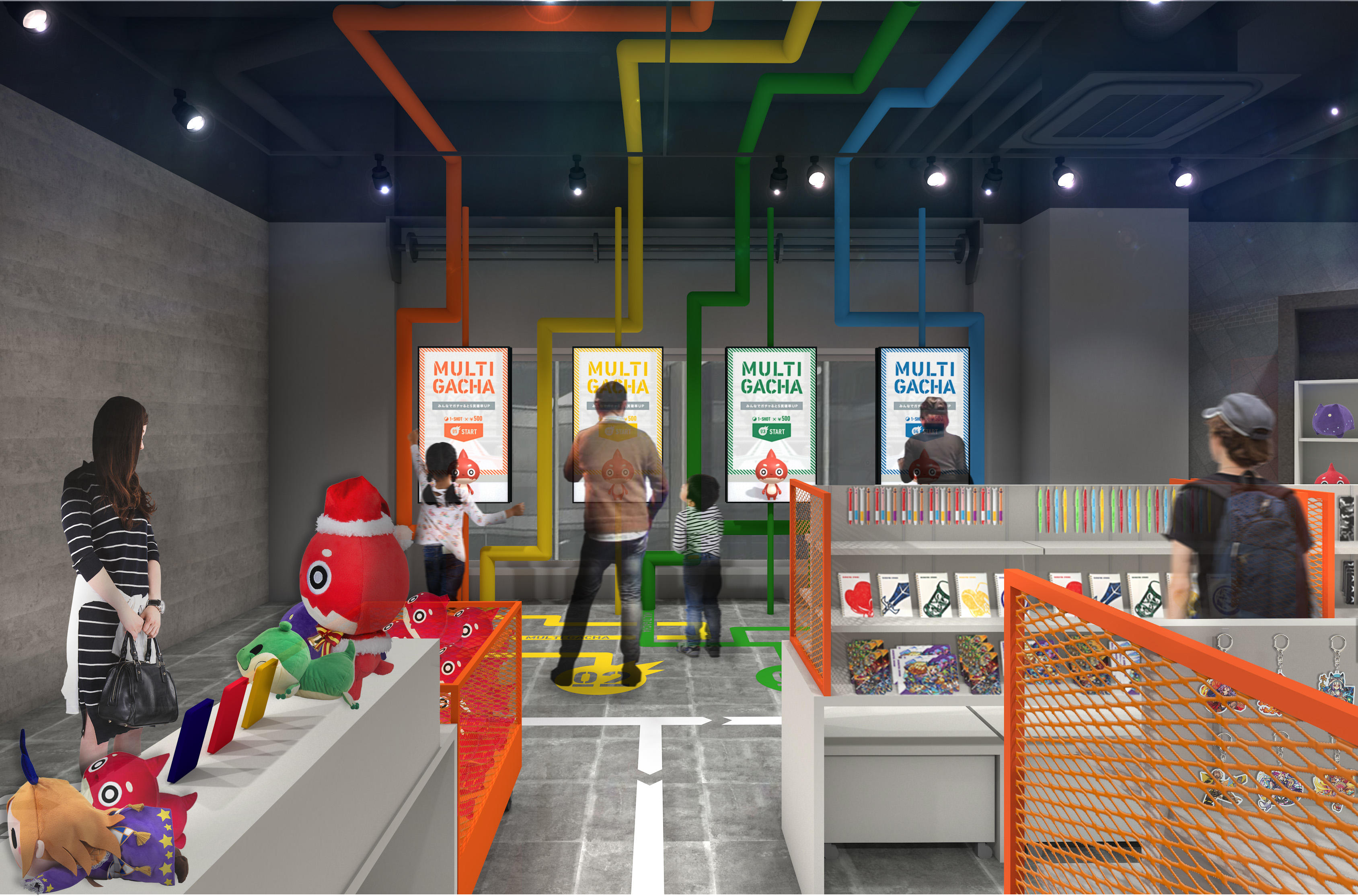 最大4人同時プレイ可能！ 一緒にプレイすると当選確率がアップする体験型ガチャ「マルチガチャ」、「XFLAG STORE + HANEDA」に3月22日（金）より導入！ | ニュース| 株式会社MIXI